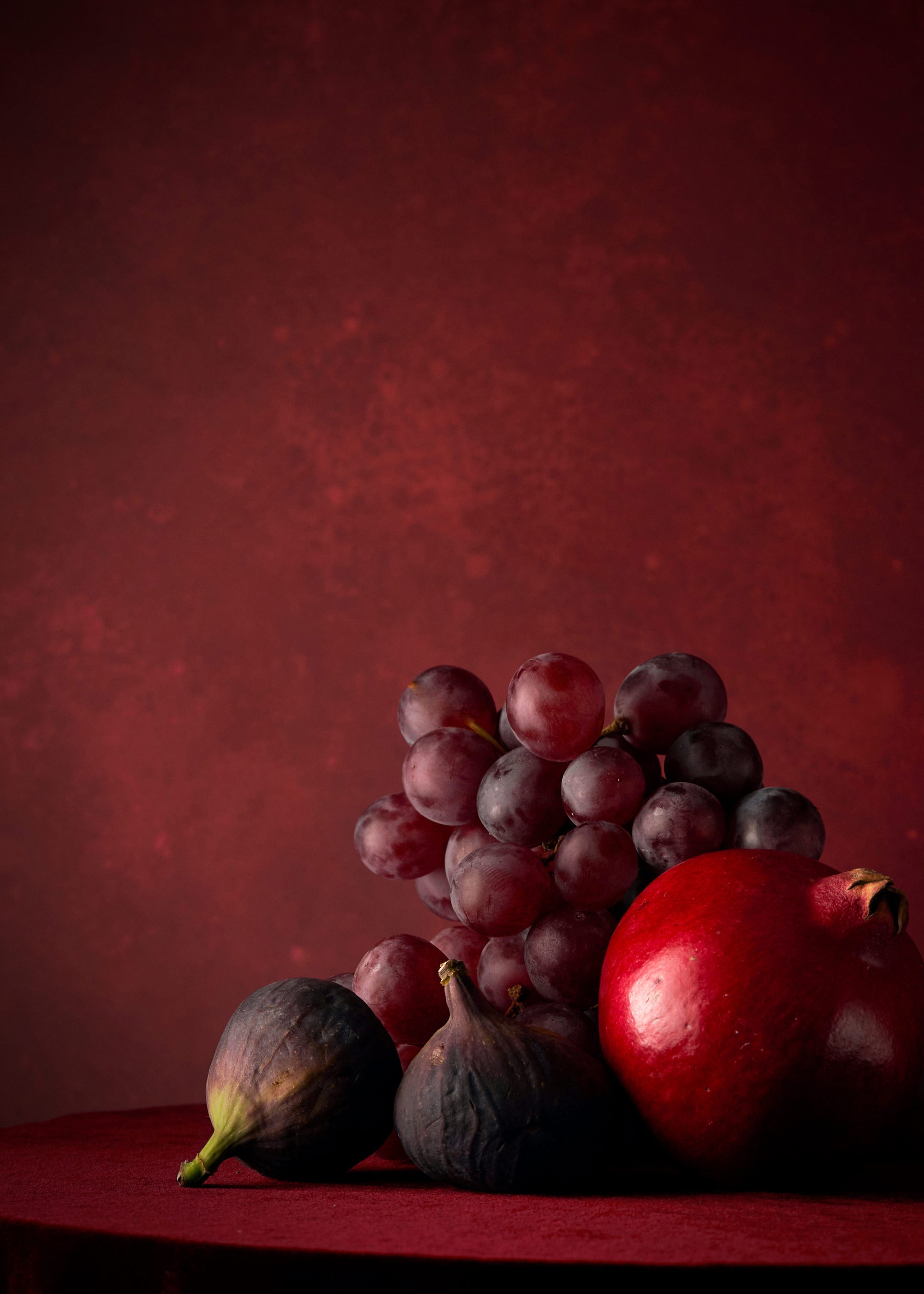 Wine Red Vinyl Backdrop for Product & Food Photography – Club Backdrops